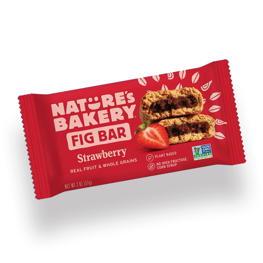 Whole Wheat Fig Bars - Strawberry – Nature's Bakery